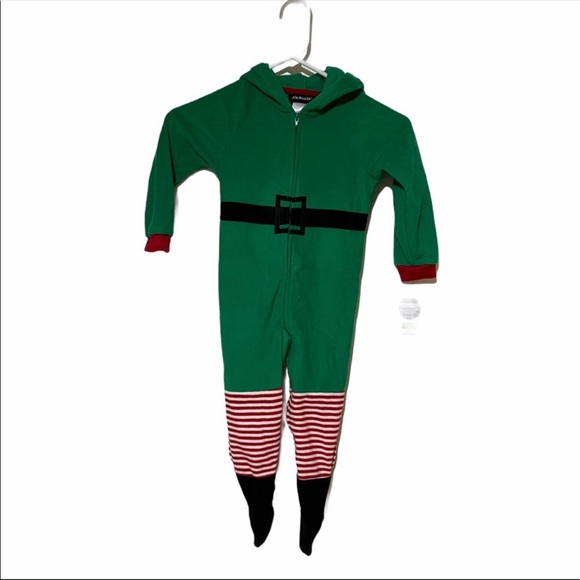 Joe Boxer | Pajamas | New Kids Elf One Piece Footed Pajamas 3t | Poshmark
